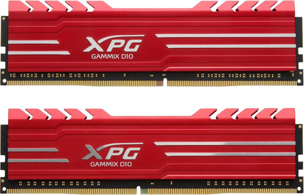 XPG GAMMIX D10 16GB (2 x 8GB) DDR4 2400 (PC4 19200) Desktop Memory ...