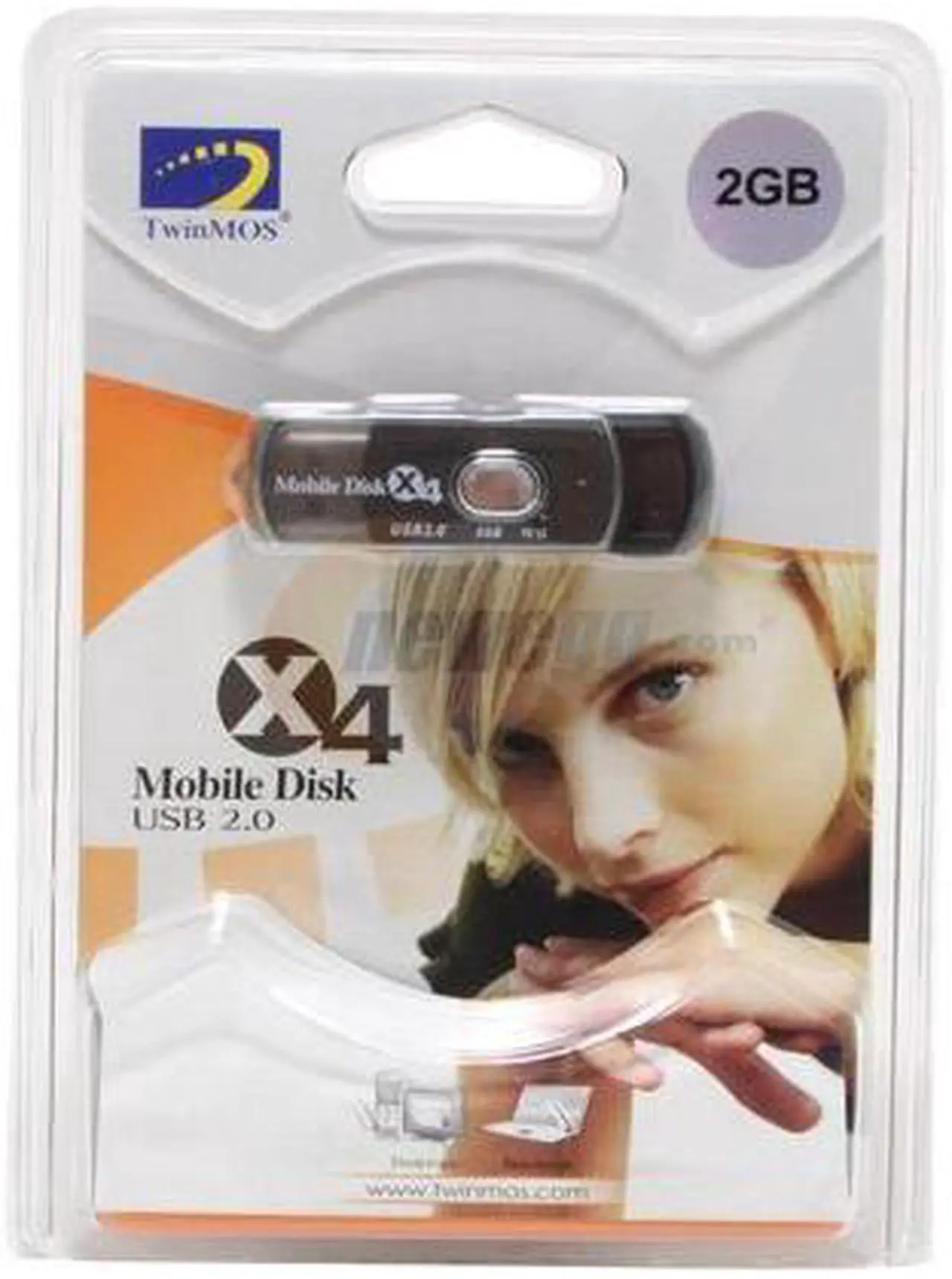 TwinMOS Mobile Disk X4 2GB Flash Drive (USB2.0 Portable) - Newegg.com