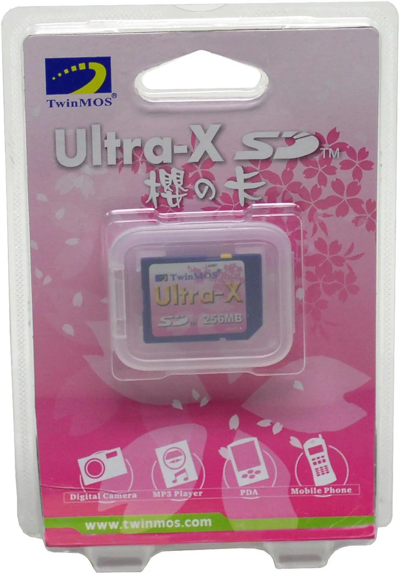 TwinMOS Ultra-X 256MB Secure Digital (SD) Flash Media Model FSD256U ...