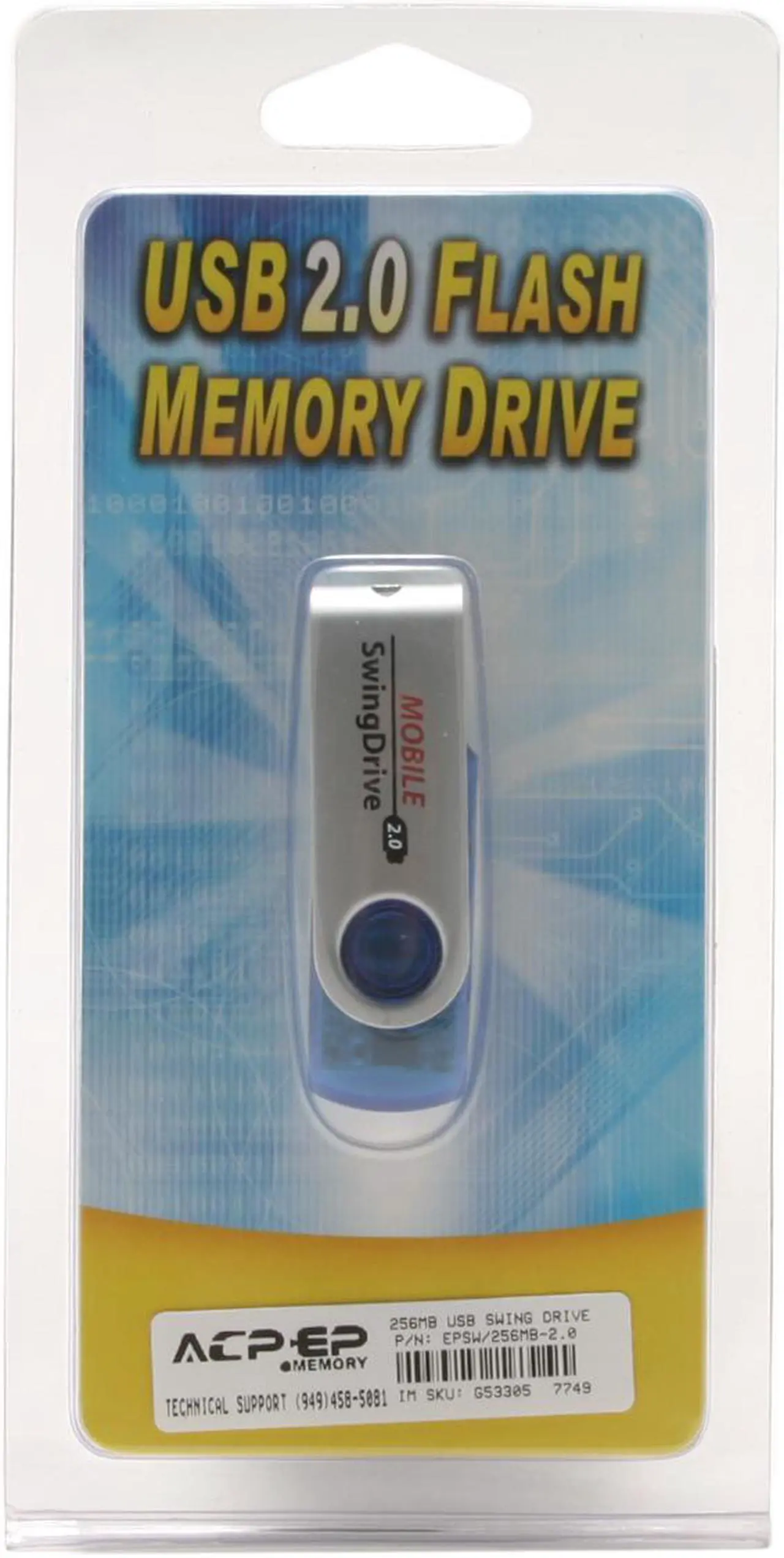 EP Memory Mobile SwingDrives 256MB Flash Drive (USB2.0 Portable ...