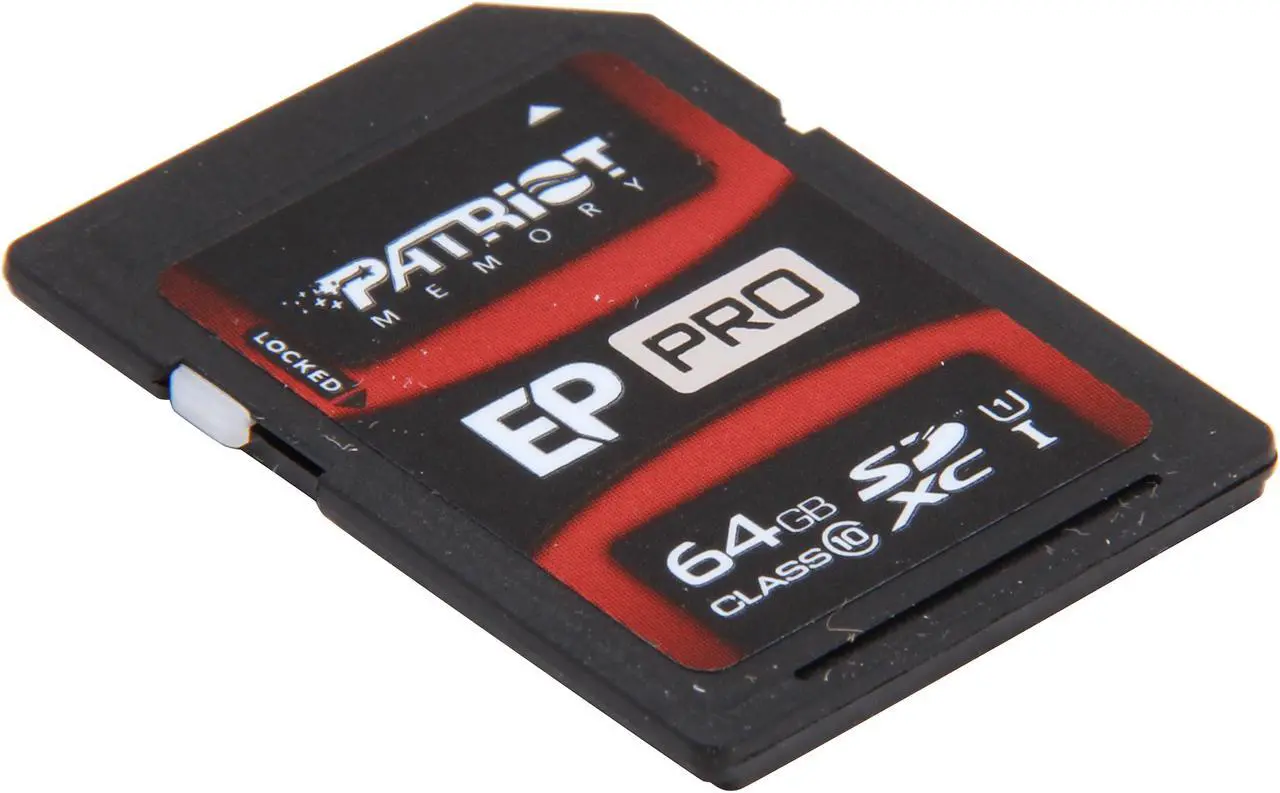 Patriot EP Pro Series 64GB Secure Digital Extended Capacity (SDXC ...