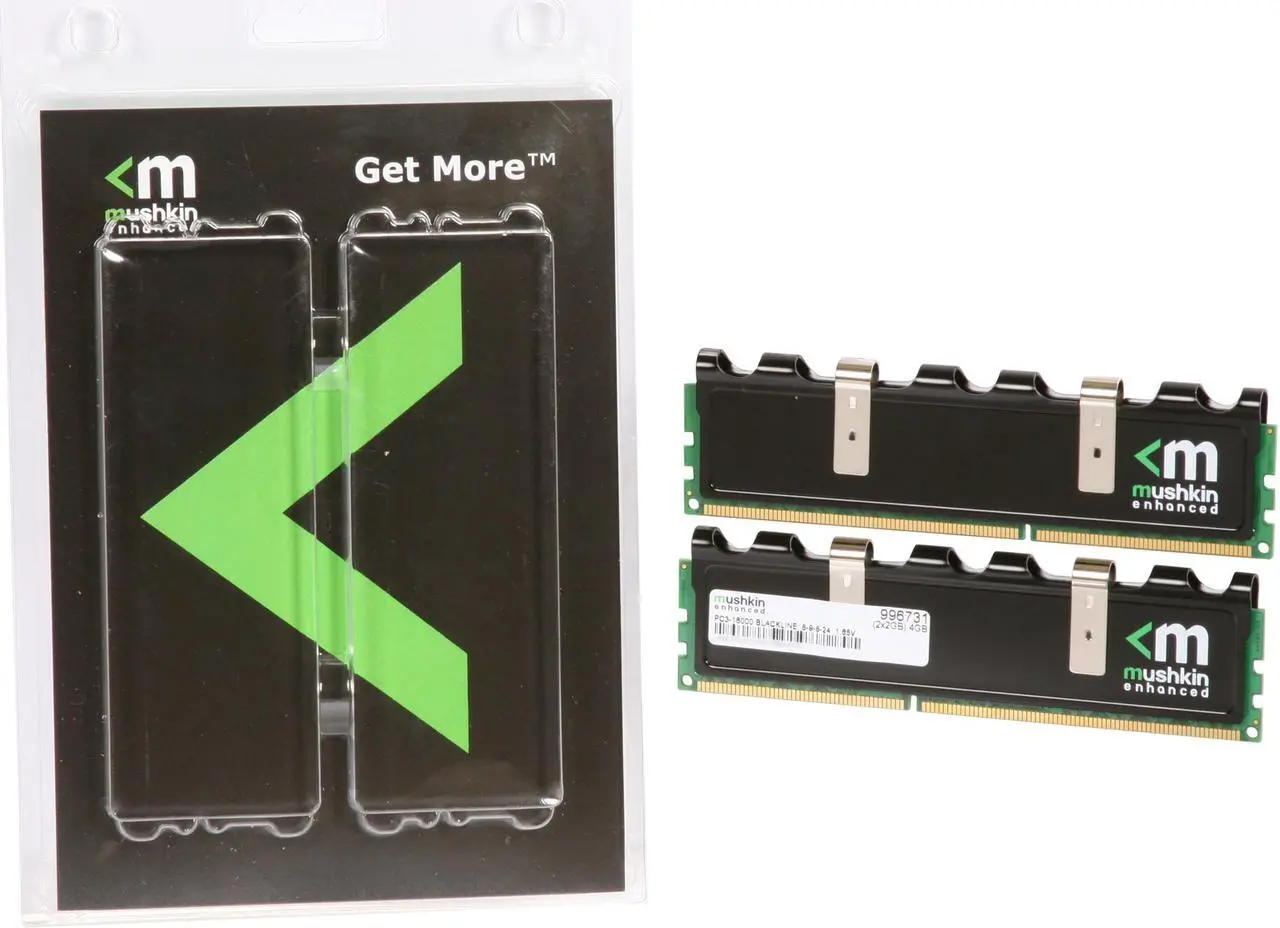 Mushkin Enhanced 4GB (2 x 2GB) DDR3 2000 (PC3 16000) Desktop Memory ...