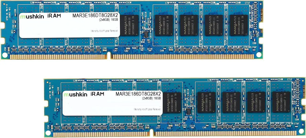 Mushkin Enhanced iRam 16GB (2 x 8GB) 240-Pin DDR3 SDRAM DDR3 1866 (PC3 ...