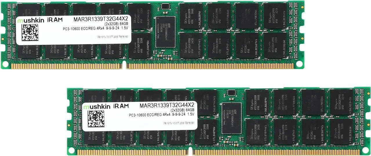 Mushkin Enhanced iRam 64GB (2 x 32GB) 240-Pin DDR3 SDRAM DDR3 1333 (PC3 ...