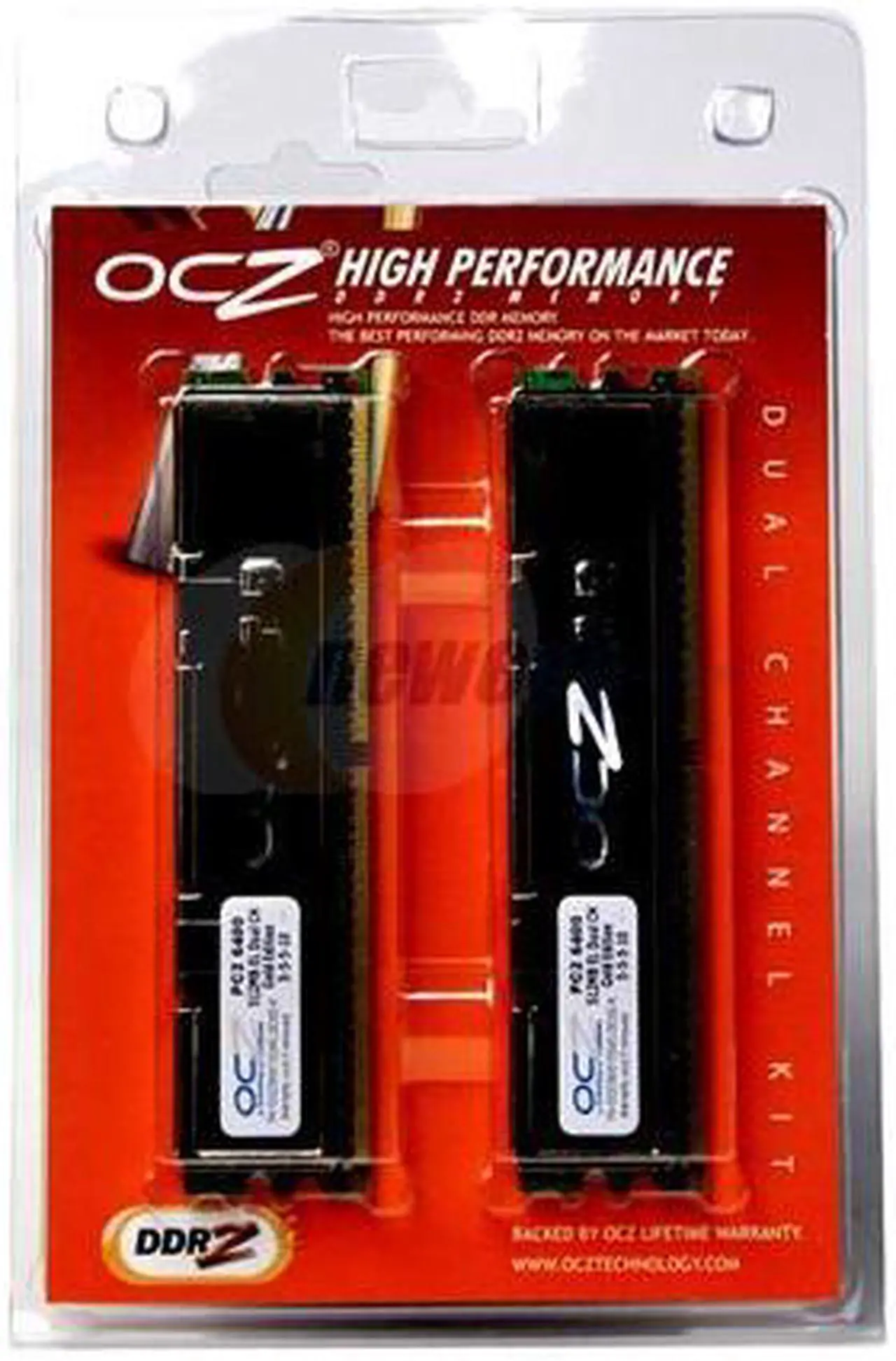 OCZ Gold 1GB (2 x 512MB) DDR2 800 (PC2 6400) Dual Channel KIt Desktop ...