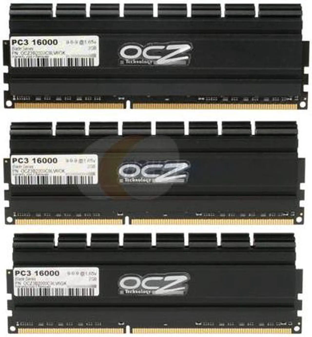 OCZ Blade Series 6GB (3 x 2GB) DDR3 2000 (PC3 16000) Desktop Memory ...