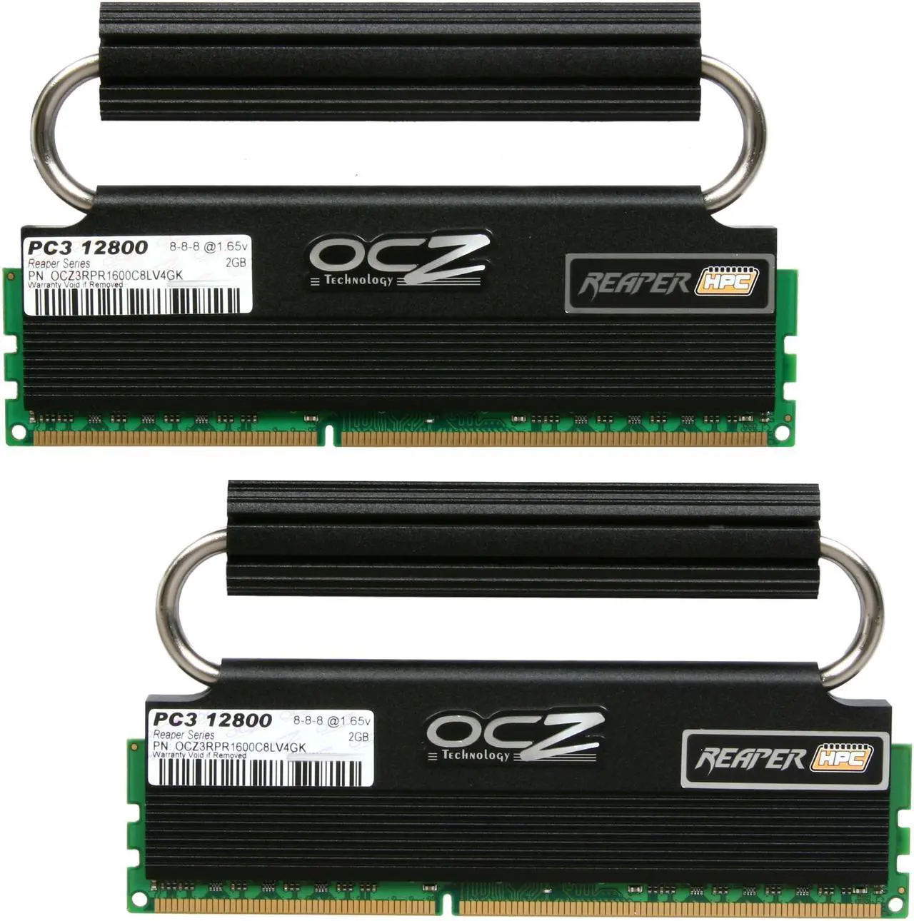 OCZ Reaper HPC Edition 4GB (2 x 2GB) DDR3 1600 (PC3 12800) Low Voltage ...