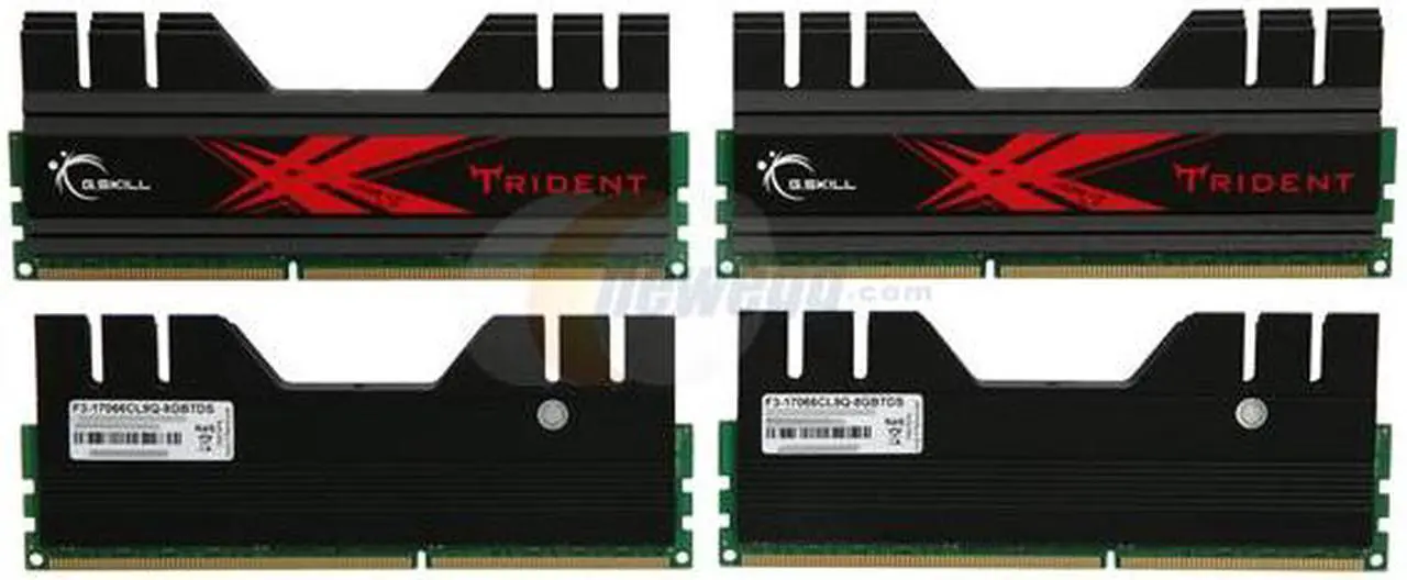 G.SKILL Trident+Turbulence 8GB (4 x 2GB) DDR3 2133 (PC3 17066) Desktop ...