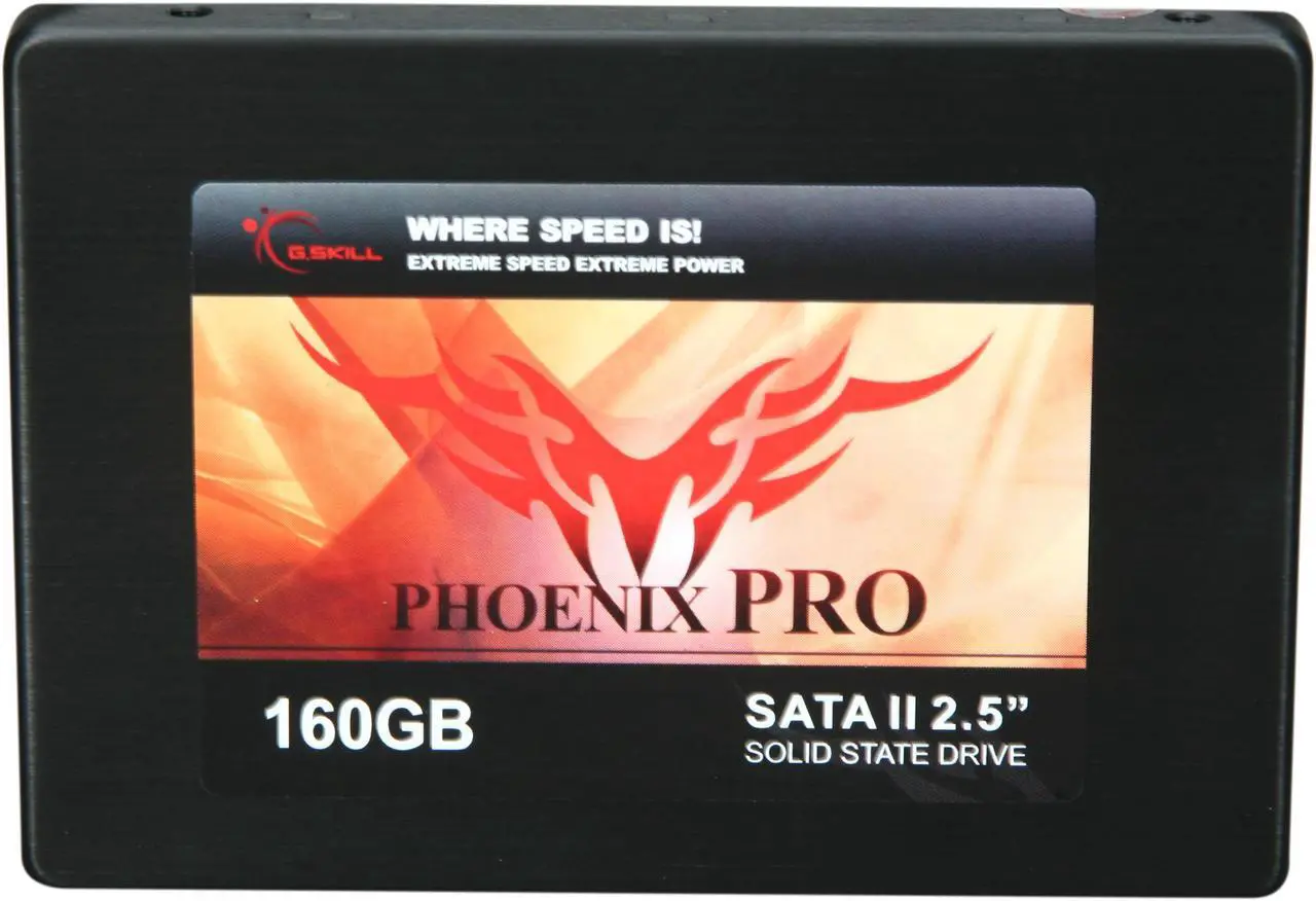 G.SKILL Phoenix Pro Series 2.5" 160GB SATA II MLC Internal Solid State ...