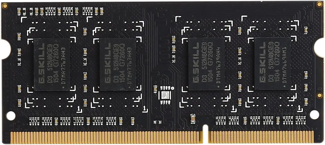G.SKILL 4GB 204-Pin DDR3 SO-DIMM DDR3L 1333 (PC3L 10666) Laptop Memory ...