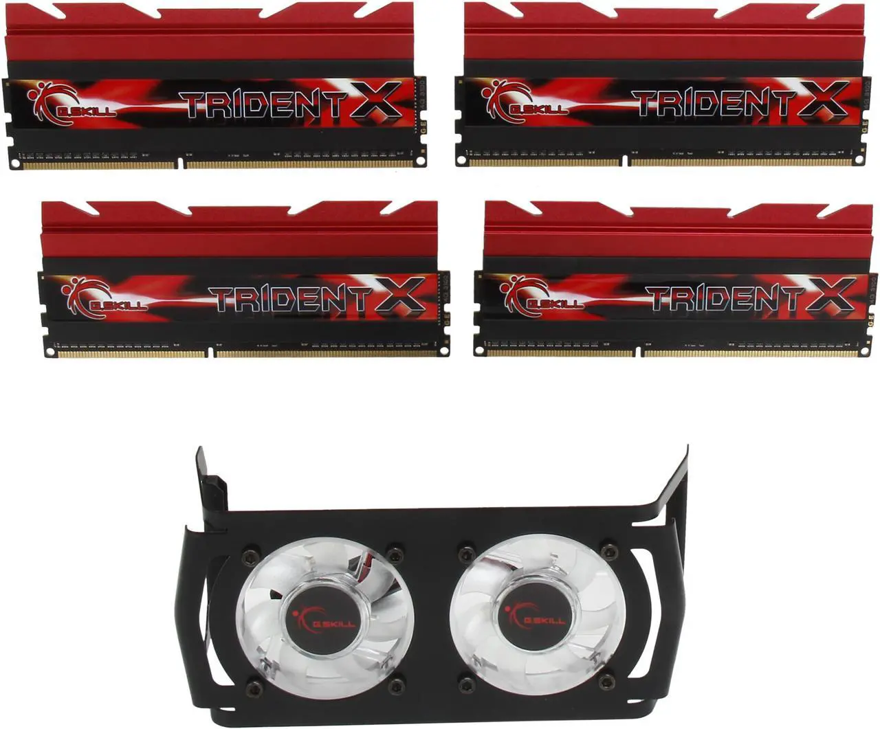 G.SKILL Trident X Series 16GB (4 x 4GB) DDR3 3100 (PC3 24800) Desktop ...