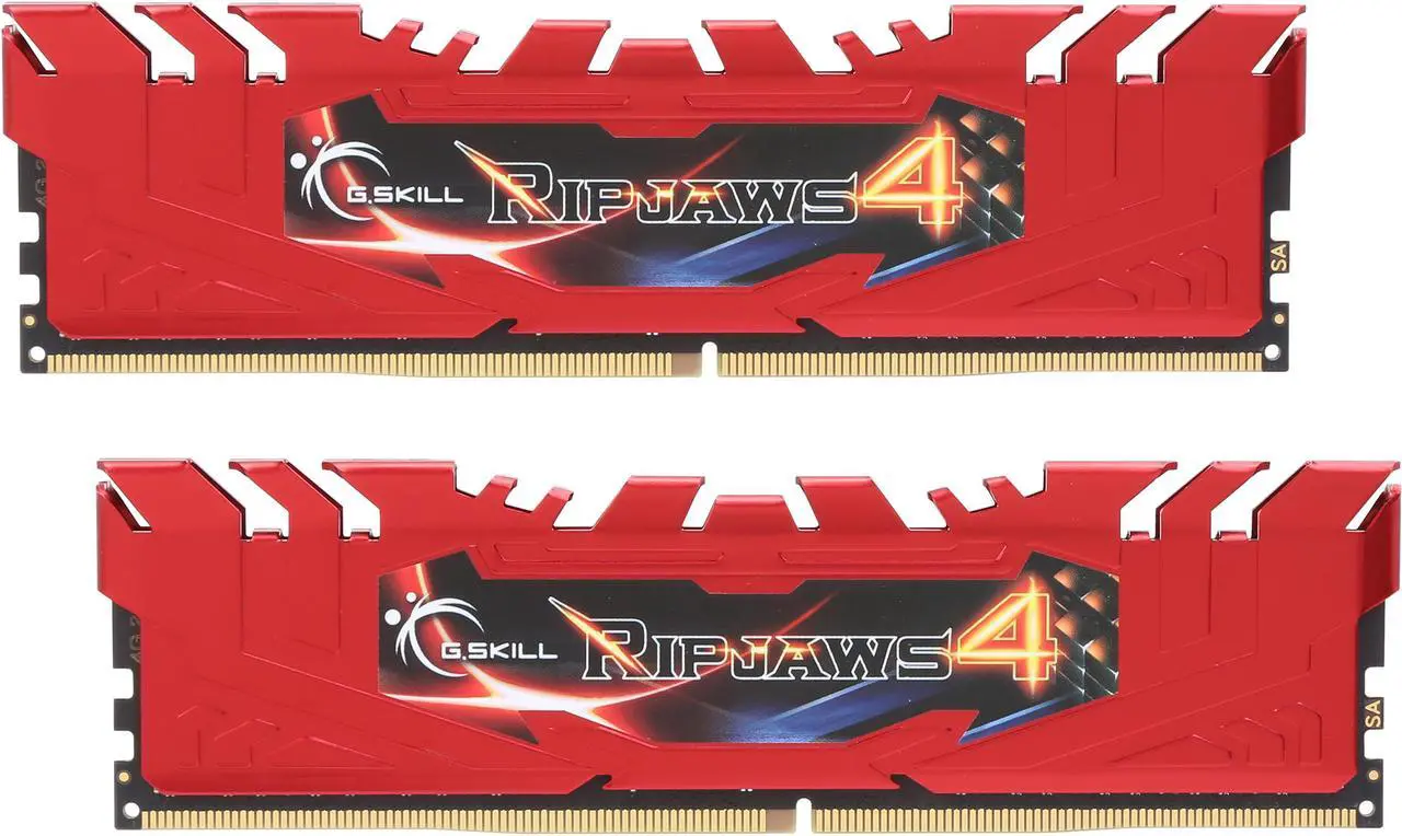G.SKILL Ripjaws 4 Series 8GB (2 x 4GB) 288-Pin PC RAM DDR4 2400 (PC4 ...