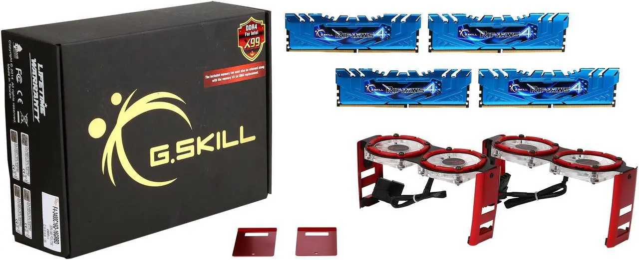 G.SKILL Ripjaws 4 Series 16GB (4 x 4GB) DDR4 3400 (PC4 27200) Extreme ...