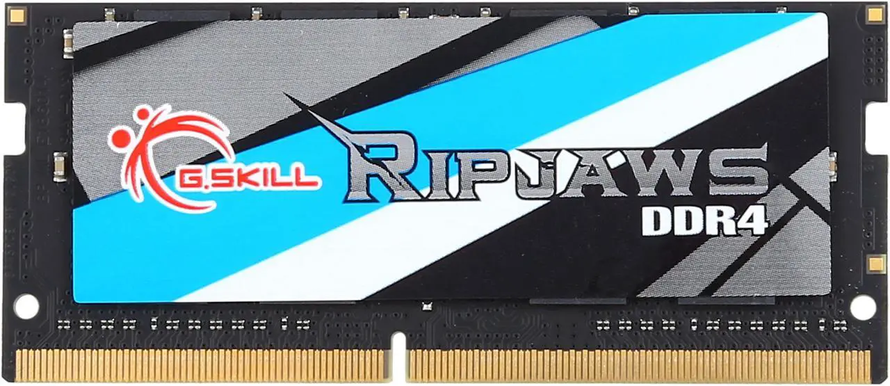 G.SKILL Ripjaws Series 16GB 260-Pin DDR4 SO-DIMM DDR4 2400 (PC4 19200) Laptop Memory Model F4 ...