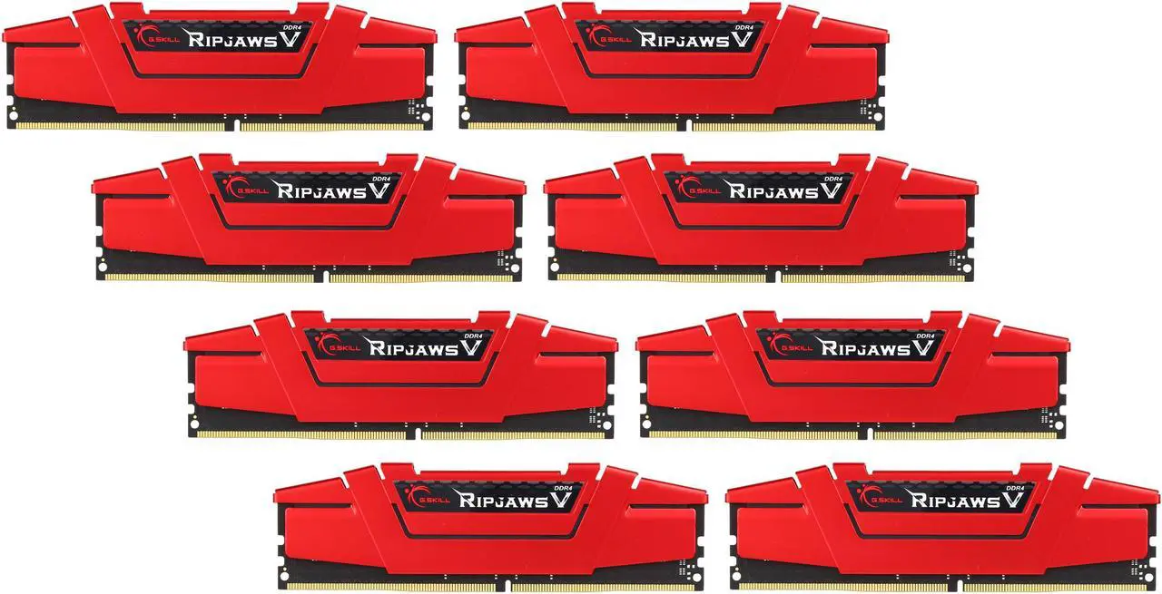 G.SKILL Ripjaws V Series 64GB (8 x 8GB) 288-Pin DDR4 SDRAM DDR4 3000 ...