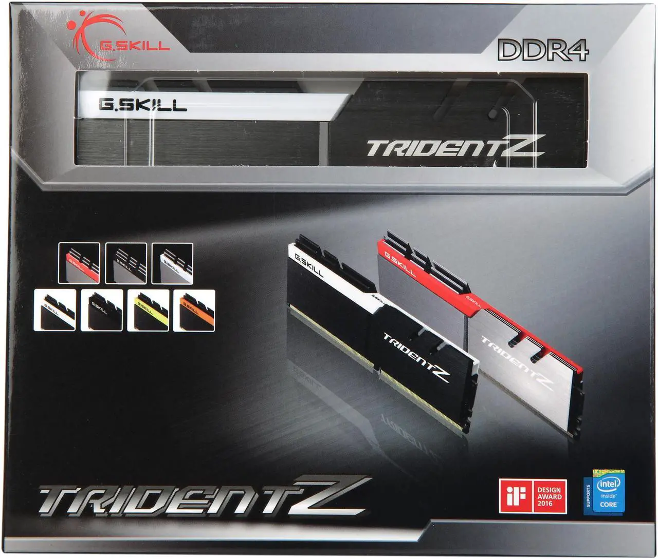 G.SKILL TridentZ Series 16GB (2 x 8GB) DDR4 4600 (PC4 36800) Desktop ...