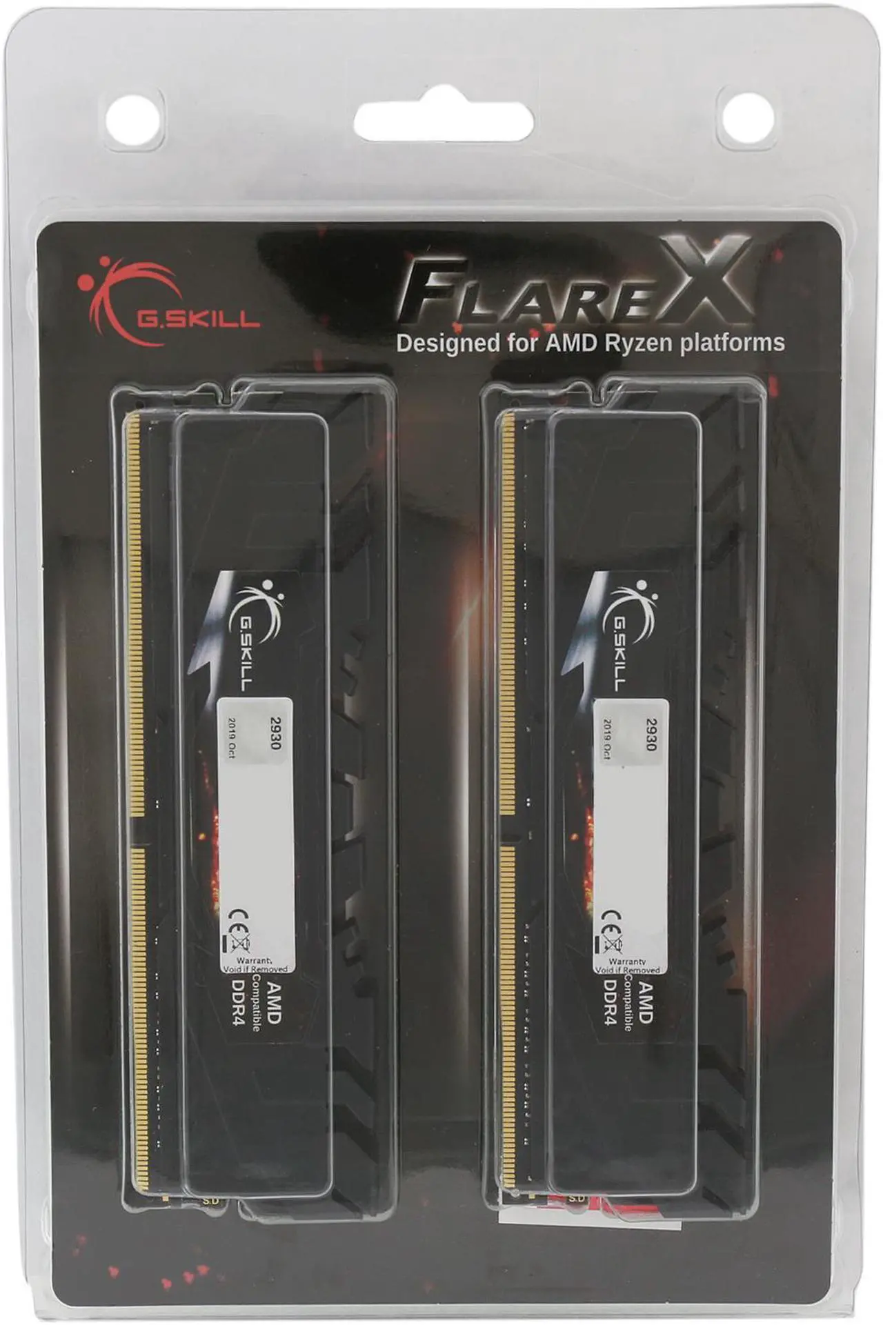 G.SKILL Flare X Series 32GB (4 x 8GB) 288-Pin PC RAM DDR4 3200 (PC4 ...
