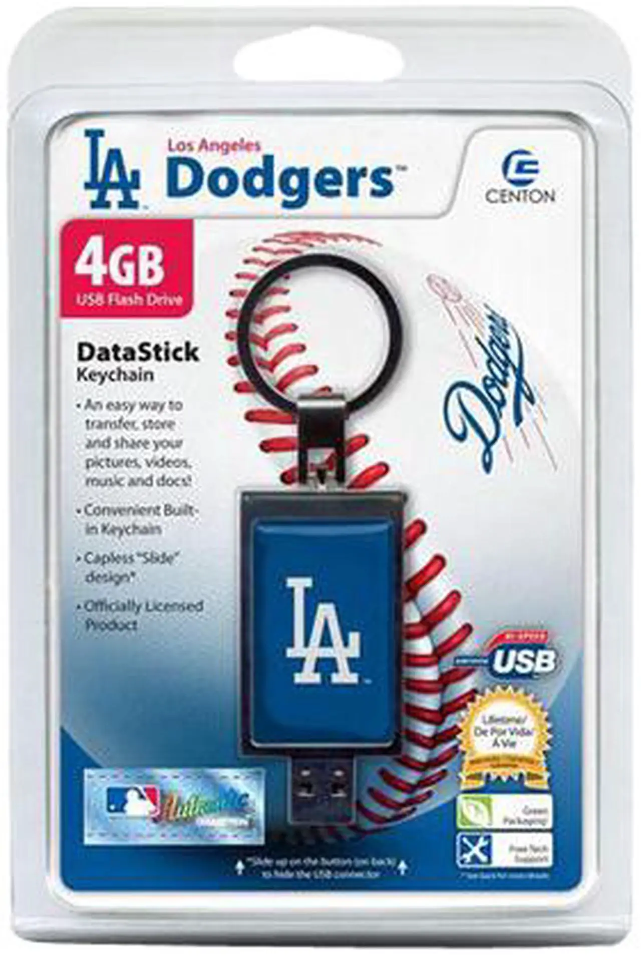 CENTON Los Angeles Dodgers - MLB 4GB DataStick Keychain USB 2.0 Flash ...