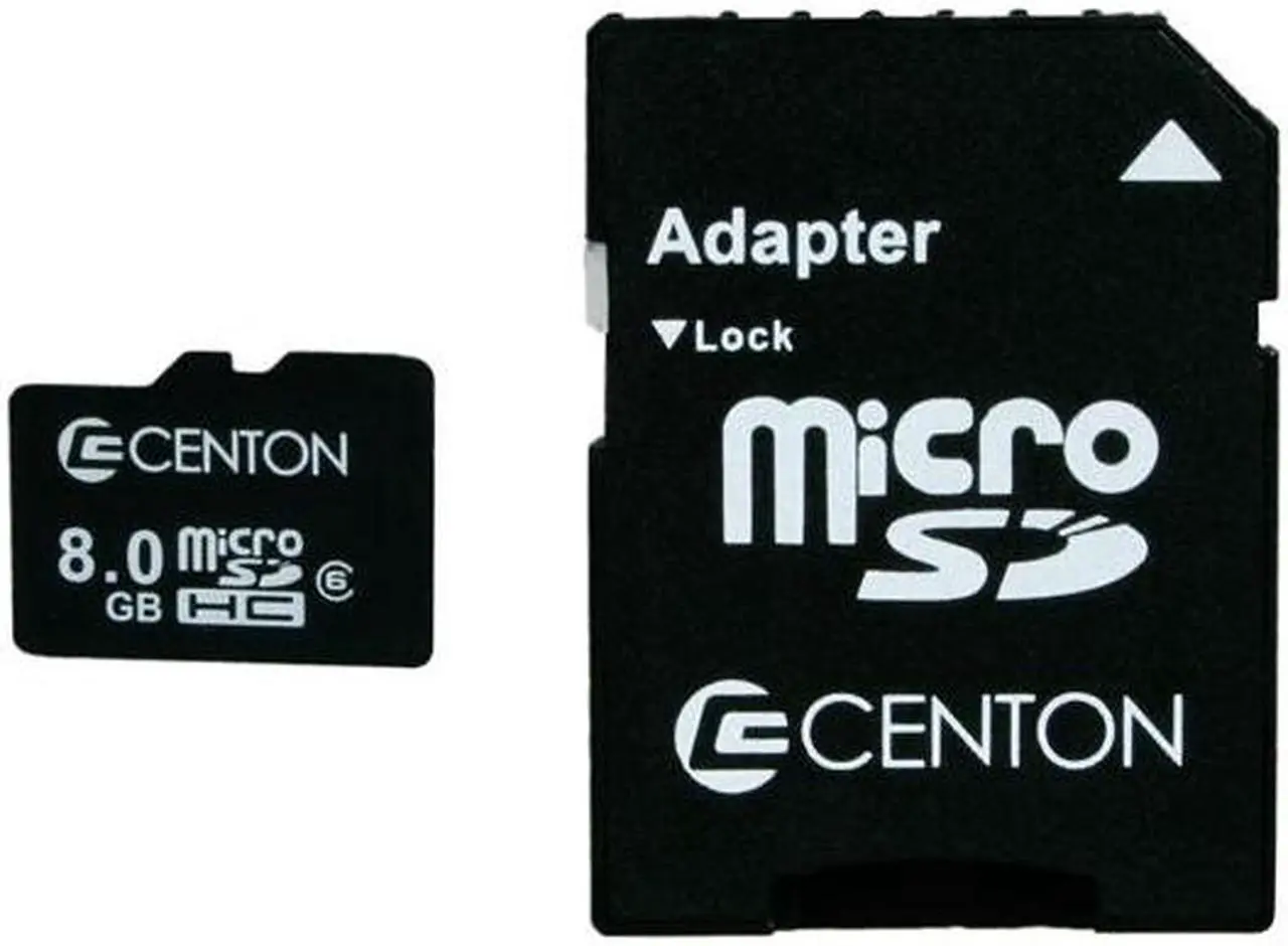 CENTON 8GB microSDHC Flash Card Model RC8GBRSDHC - Newegg.com