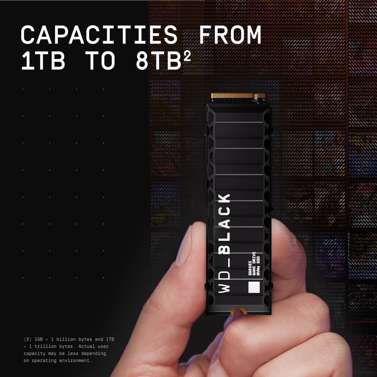 WD BLACK 8TB SN850X NVMe Internal Gaming SSD Solid State Drive With WD BLACK 8TB SN850X NVMe Internal Gaming SSD Solid State Drive With
