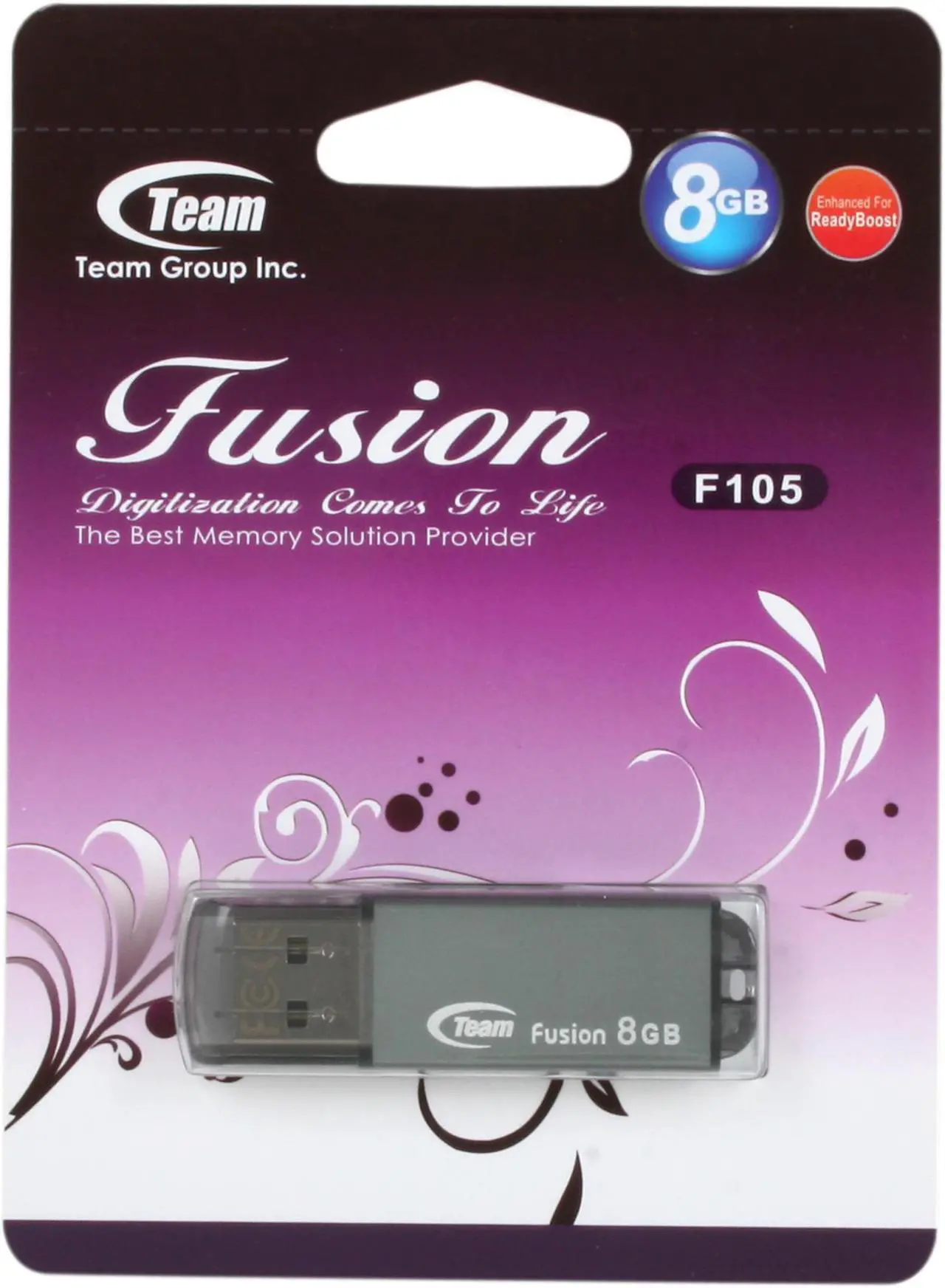 Team Fusion Drive II (F105) 8GB USB 2.0 Flash Drive (Gray) - Newegg.com