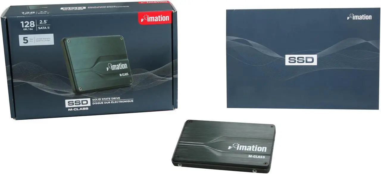 Imation M-Class 2.5" 128GB SATA II MLC Internal Solid State Drive (SSD ...