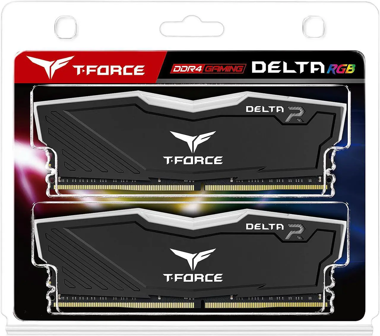 Team T-Force Delta RGB 64GB (2 x 32GB) 288-Pin PC RAM DDR4 3200 (PC4 ...