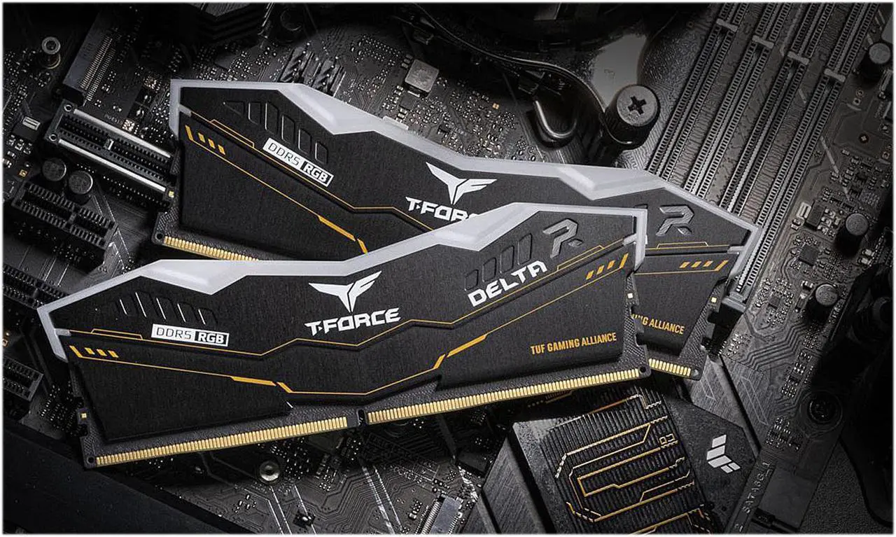 Team T-Force Delta TUF Gaming RGB 32GB (2 x 16GB) 288-Pin PC RAM DDR5 ...