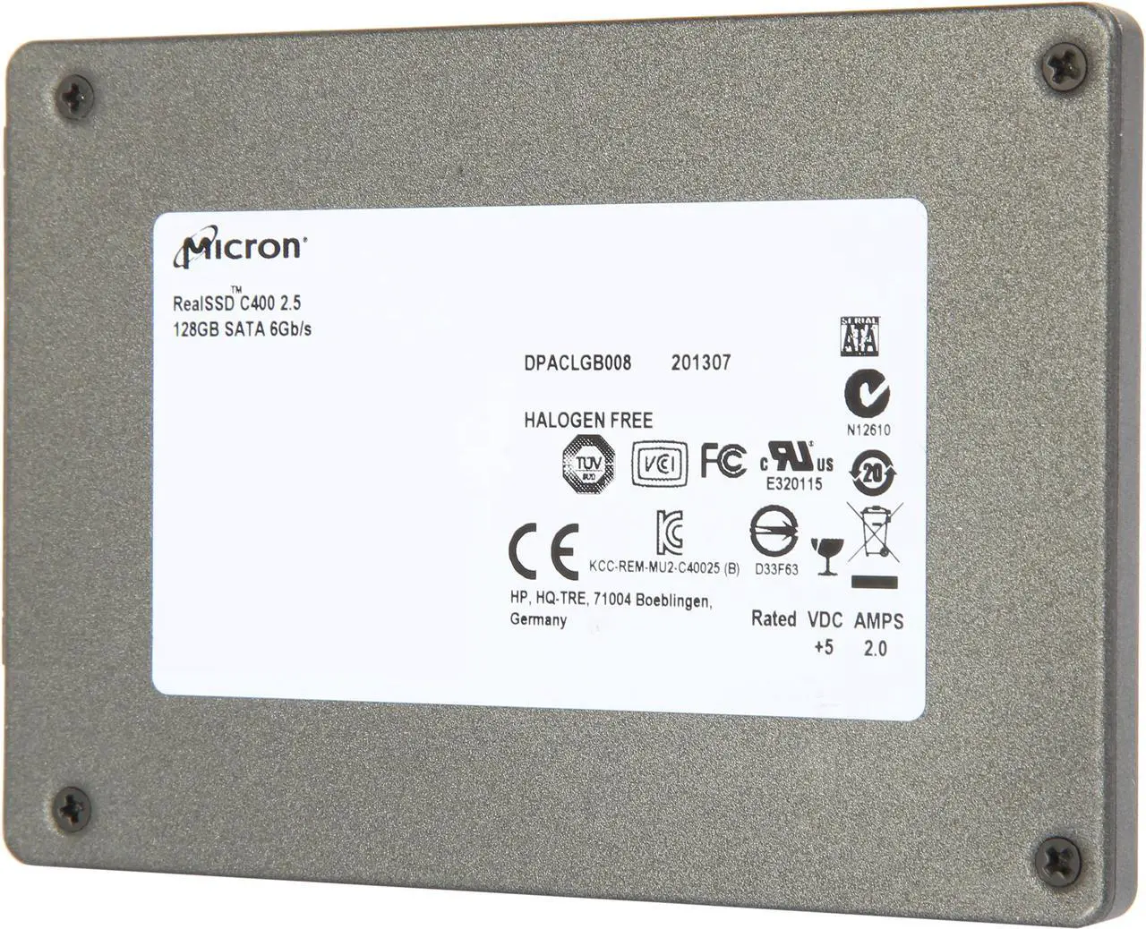 Refurbished: Micron RealSSD C400 2.5" 128GB SATA III MLC Internal Solid ...
