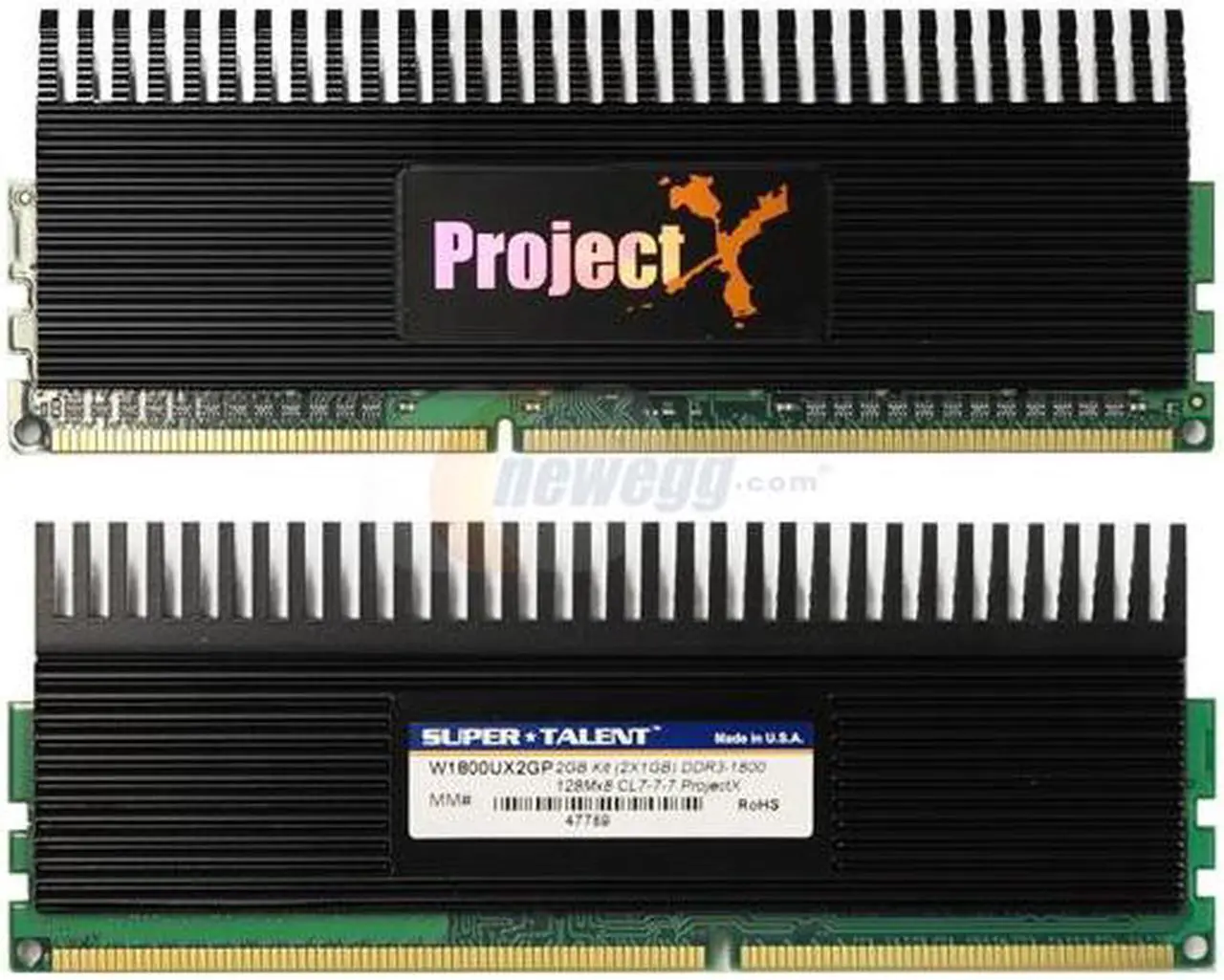 SUPER TALENT 2GB (2 x 1GB) DDR3 1800 (PC3 14400) Dual Channel Kit ...