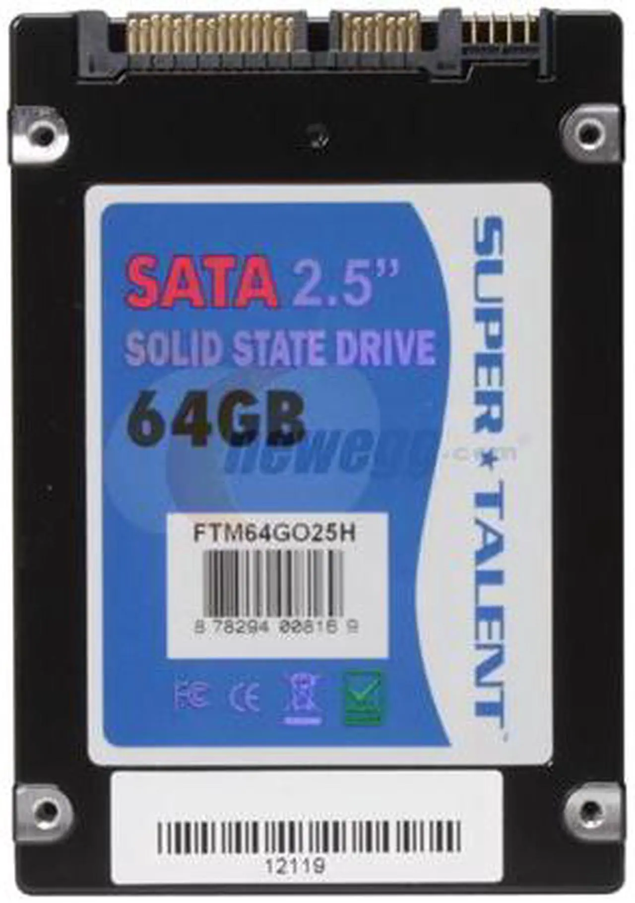 SUPER TALENT 2.5" 64GB SATA II Internal Solid State Drive (SSD ...