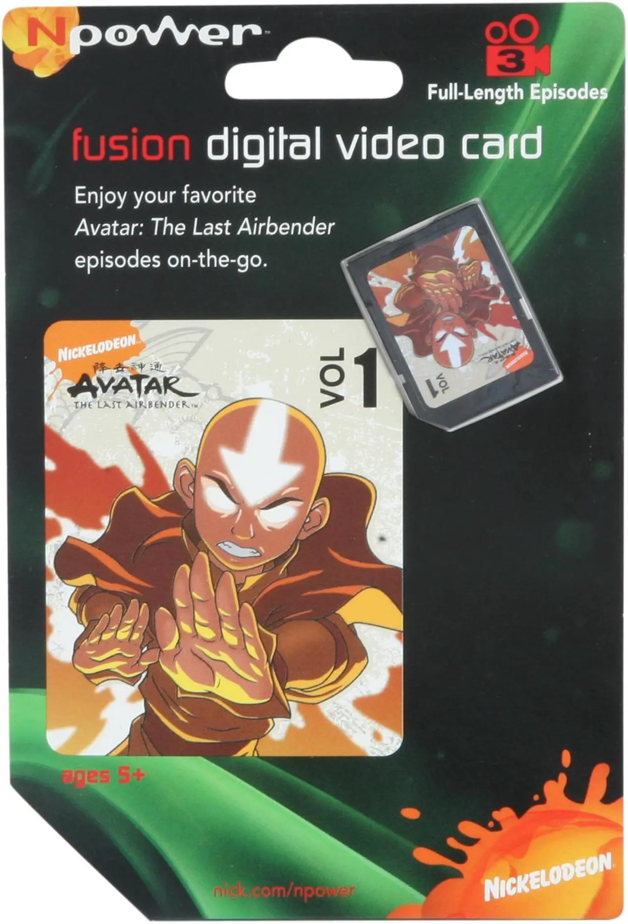 Npower Secure Digital (SD) Avatar: the Last Air Bender fusion digital ...