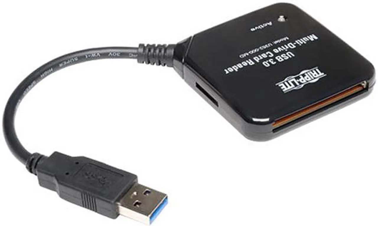 Tripp Lite USB 3.0 SuperSpeed Multi Drive Smart Card Flash Memory Media ...