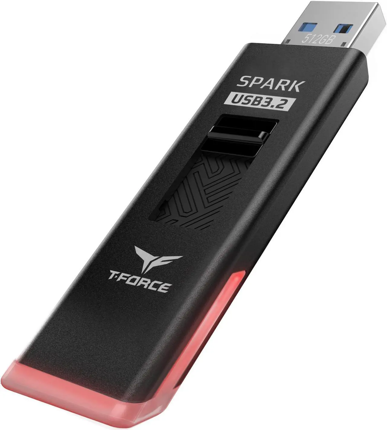 TEAM 512GB SPARK LED USB 3.2 Gen 2 Flash Drive, Speed Up to 1000MB/s ...