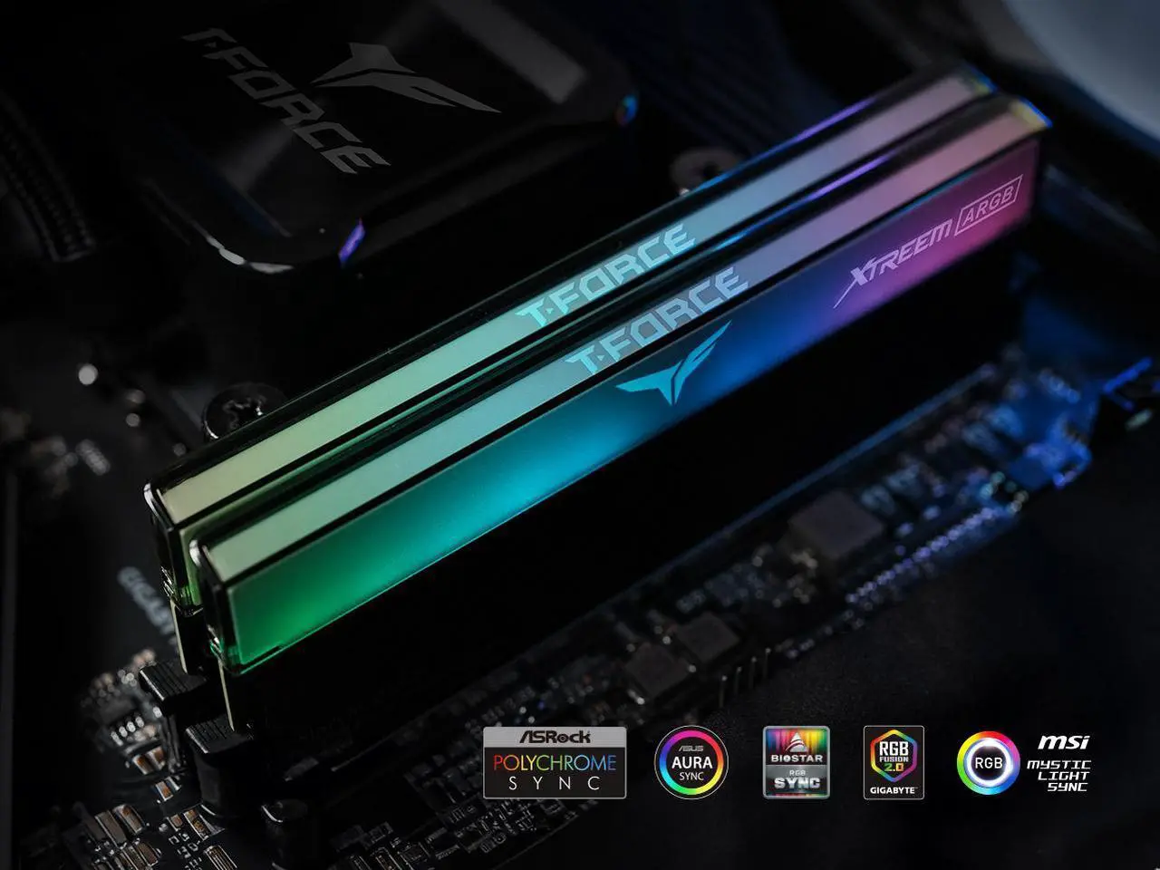 Team Xtreem ARGB 48GB (2 x 24GB) 288-Pin PC RAM DDR5 7200 (PC5 57600) Desktop Memory Model ...