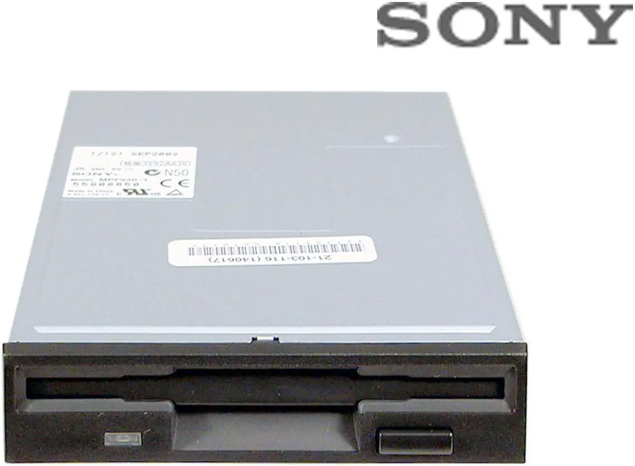 SONY Black Internal Floppy Drive Model MPF920 Black - Newegg.com