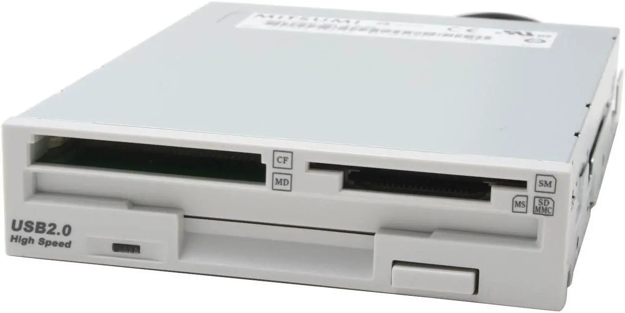 MITSUMI Beige 2.0MB 3.5" Internal USB 2.0 digital card reader and ...