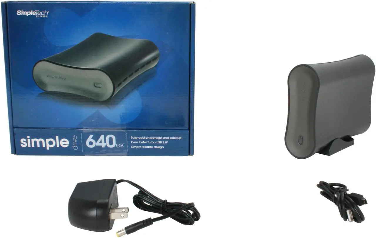 Refurbished: SimpleTech SimpleDrive Turbo 640GB USB 2.0 3.5" External ...