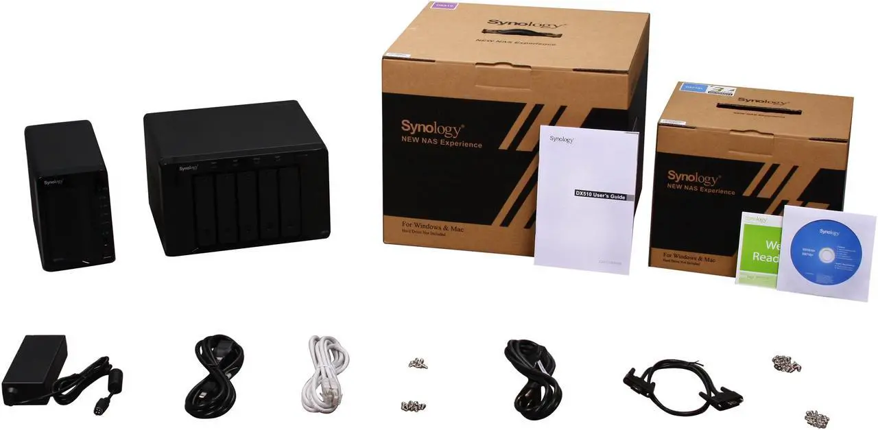 Synology COMBO DS710+/DX510 DiskStation 2-bay All-in-1 NAS Server with ...