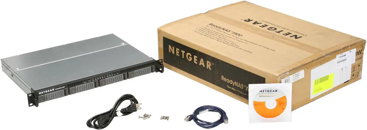 NETGEAR RNR4000-100NAS ReadyNAS 1100 4-Bay Rackmount Network Storage ...