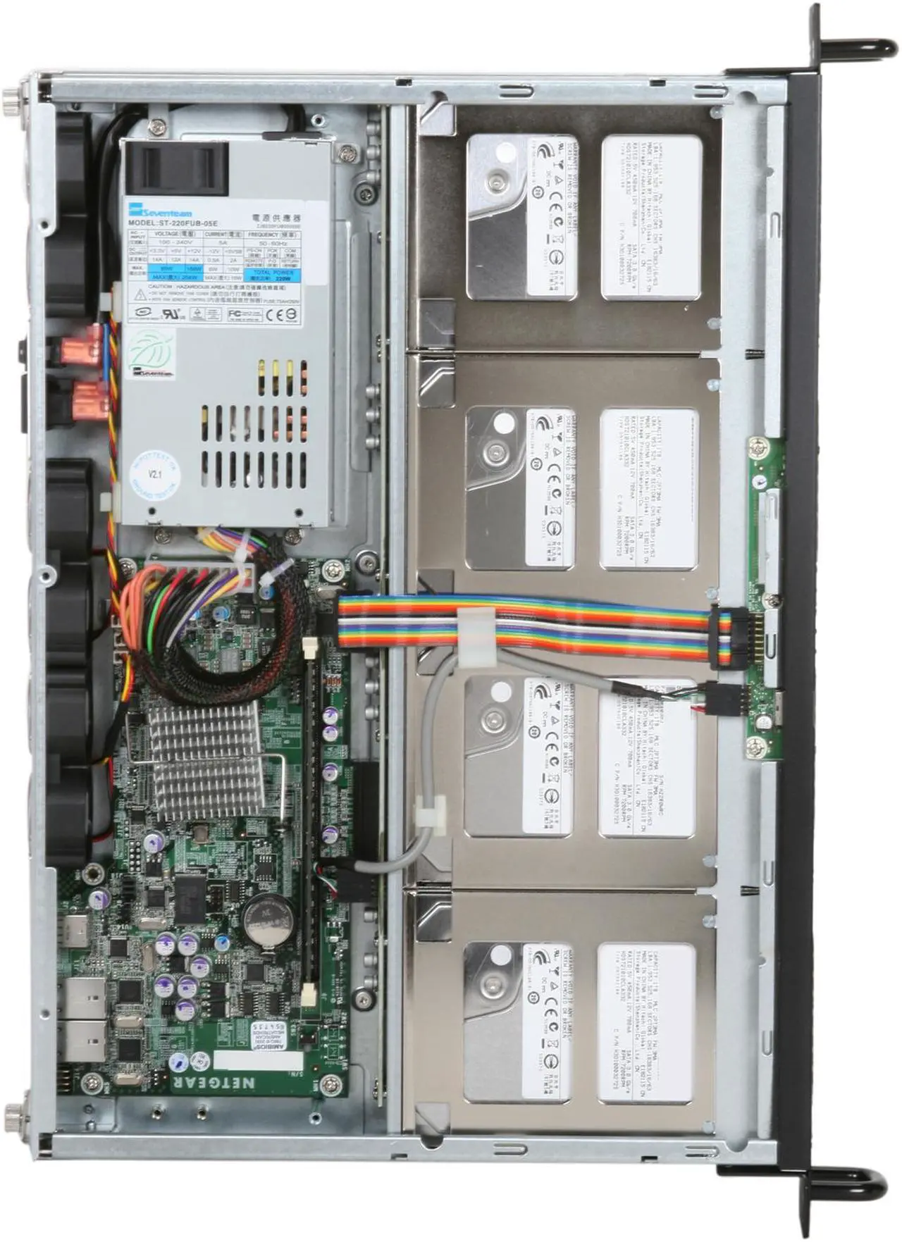 NETGEAR ReadyNAS 1500 1U (4x1TB) w/ 3 yr warranty (RNRX441E-100NAS ...