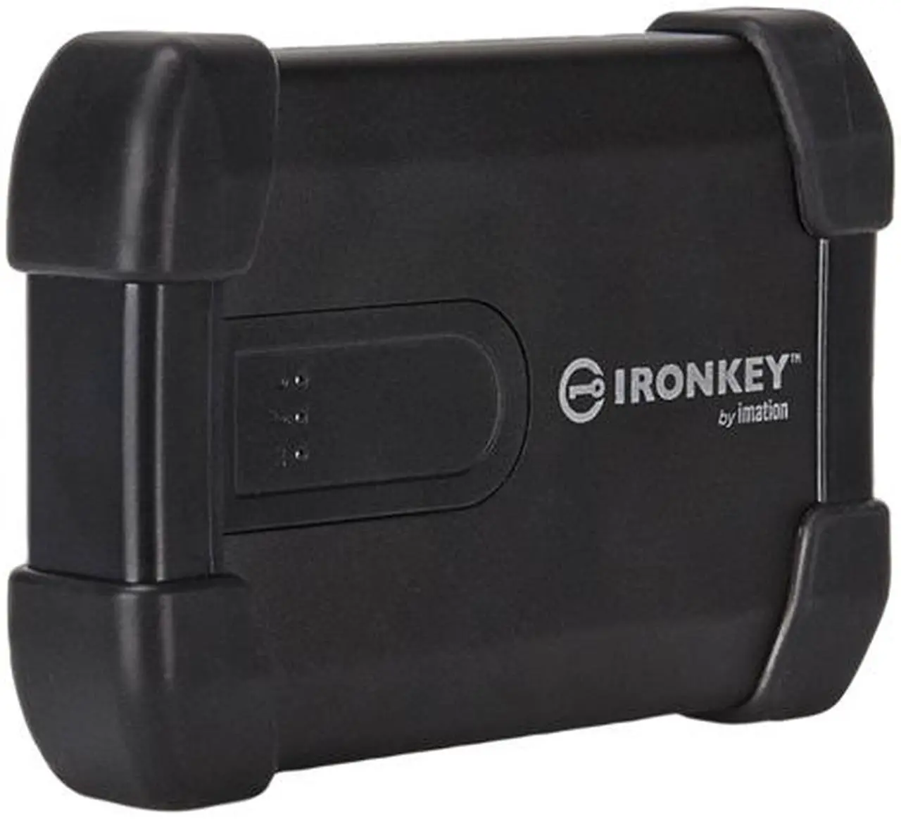 Ironkey 500GB External Hard Drive USB 2.0 Model MXKA1E500G5001 Black ...