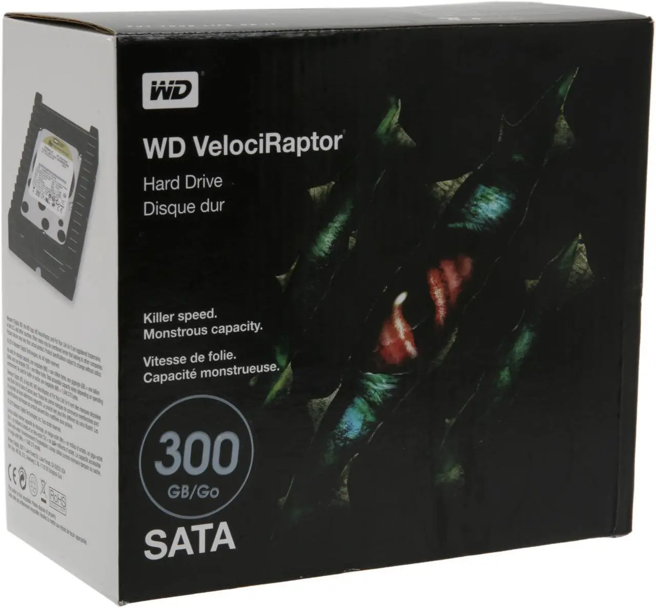 WD WD VelociRaptor WDBACN3000ENC-NRSN 300GB 10000 RPM 16MB Cache SATA 3 ...