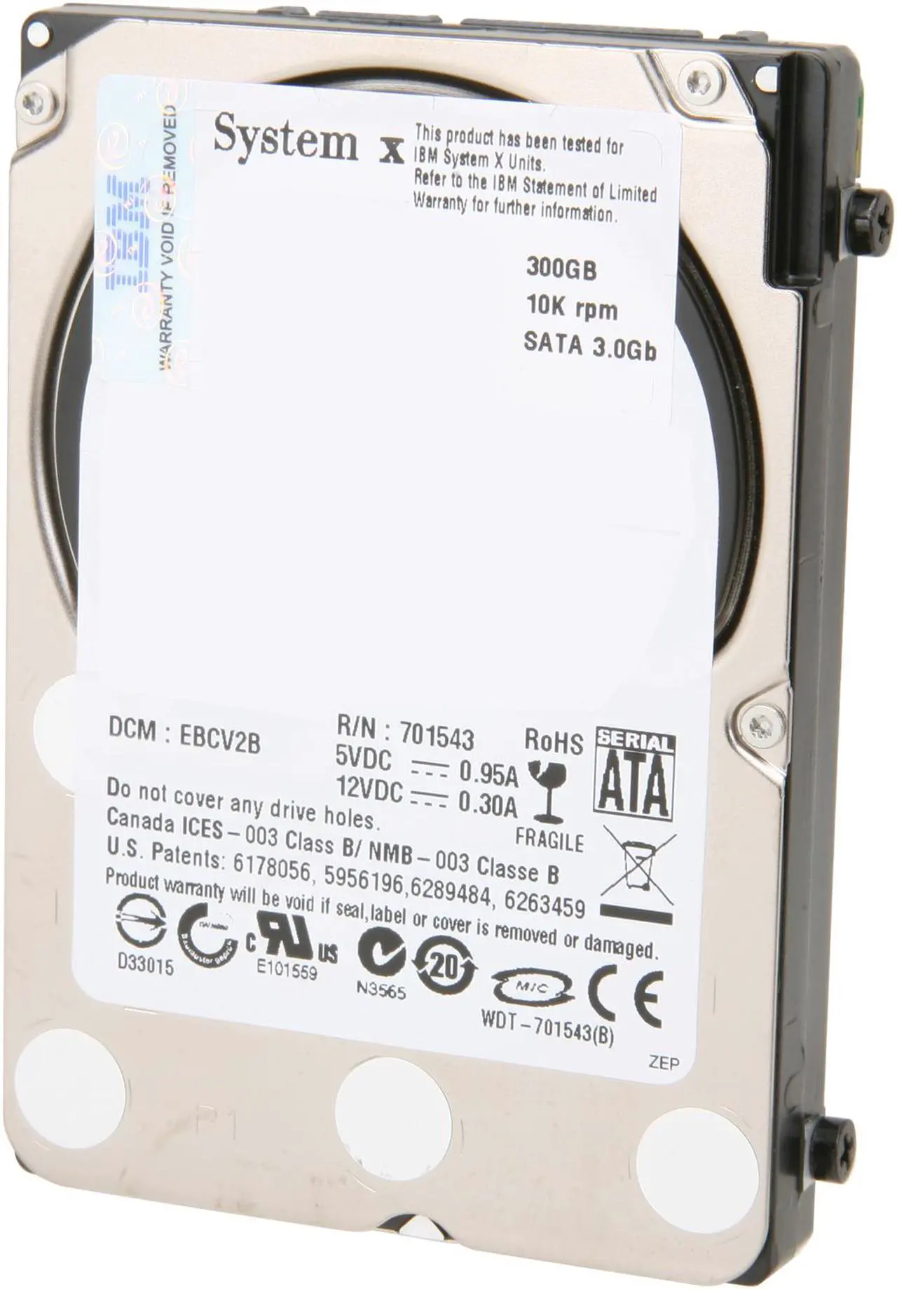 Refurbished: WD Raptor 3000BLFS 300GB 10000 RPM 16MB Cache SATA 3.0Gb/s ...