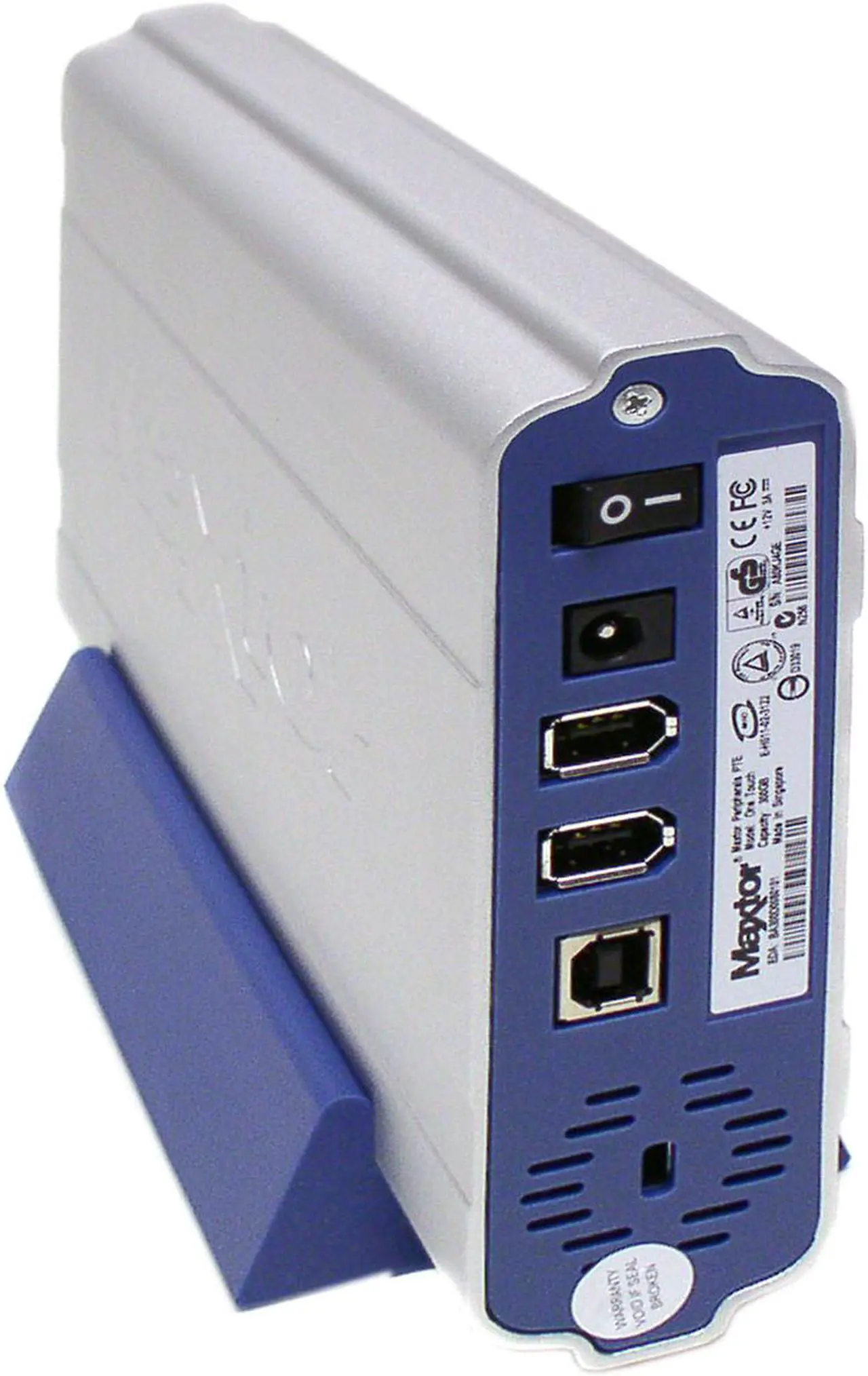 Maxtor OneTouch 300GB USB 2.0 / Firewire400 External Hard Drive ...