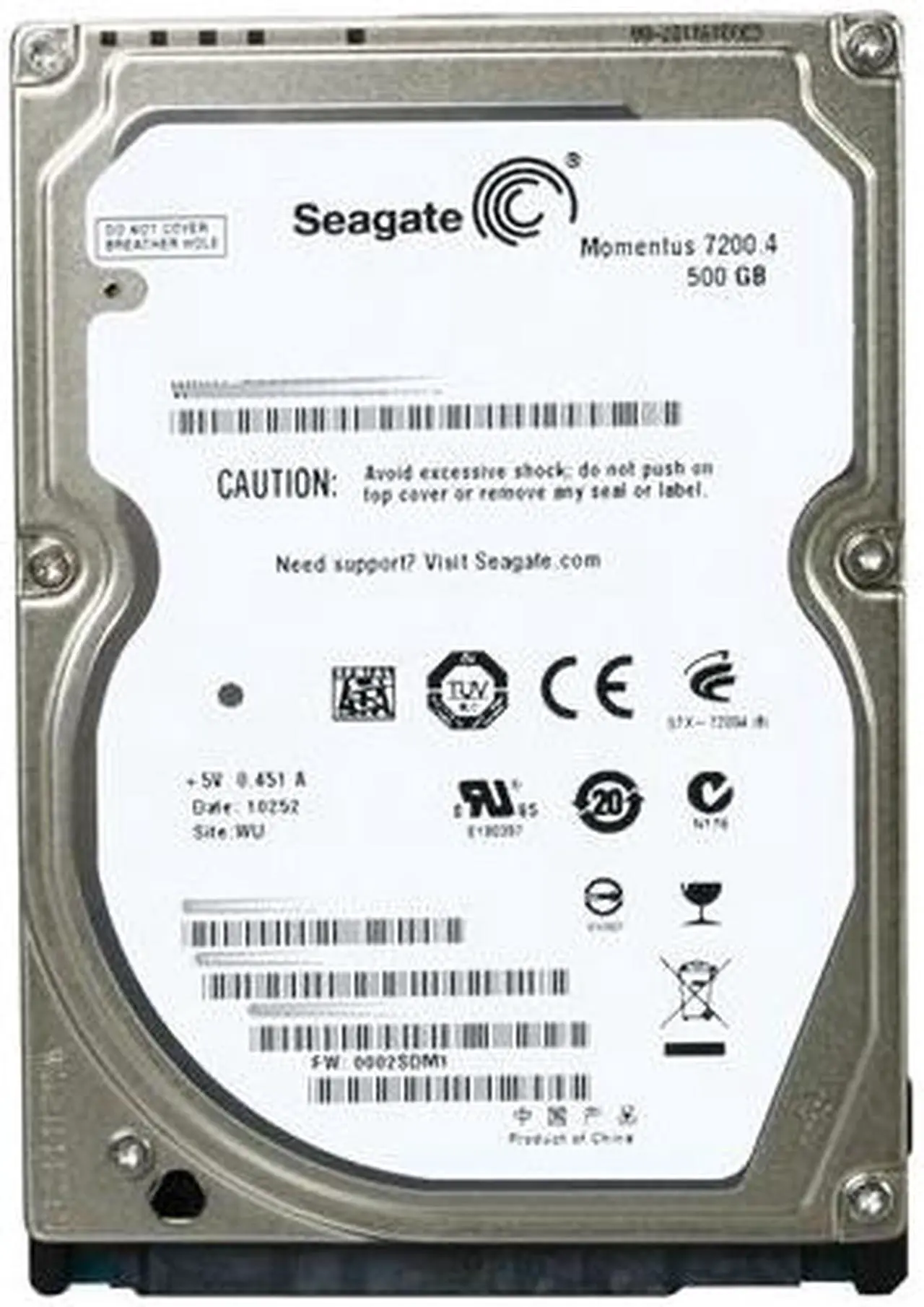 Seagate Momentus 7200.4 ST9500420AS 500GB 7200 RPM 16MB Cache SATA 3 ...