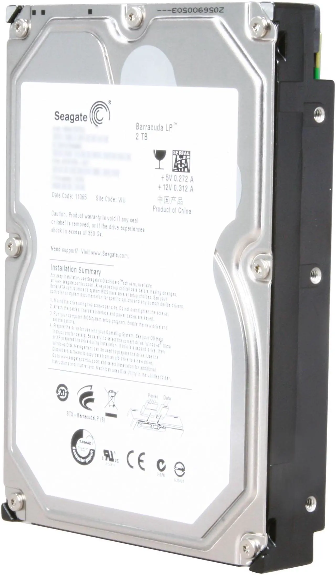 2TB Seagate Barracuda Hard Drive 3.5" - Newegg.com