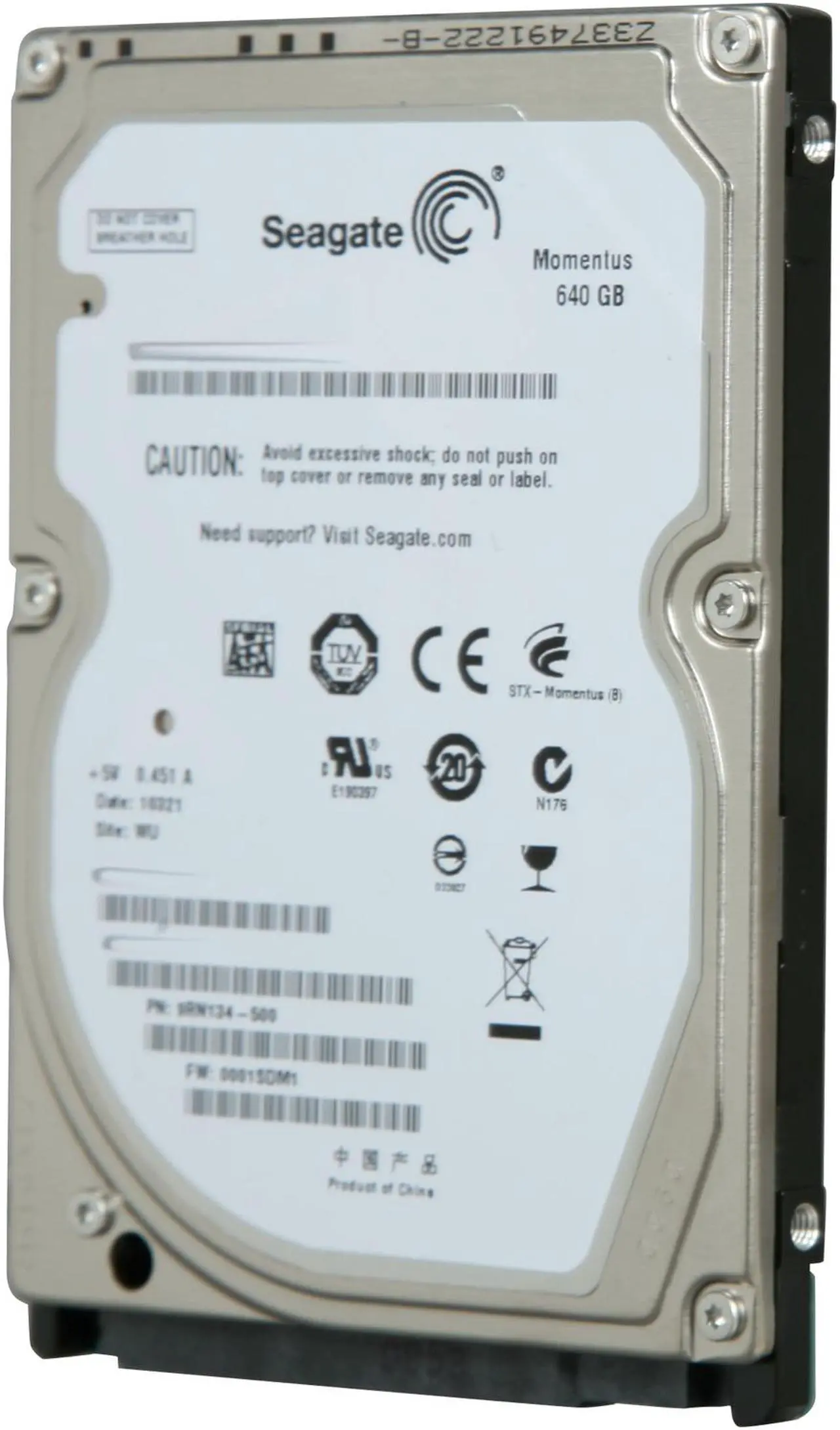 Seagate Momentus 5400 ST9640320AS 640GB 5400 RPM 8MB Cache SATA 3.0Gb/s ...