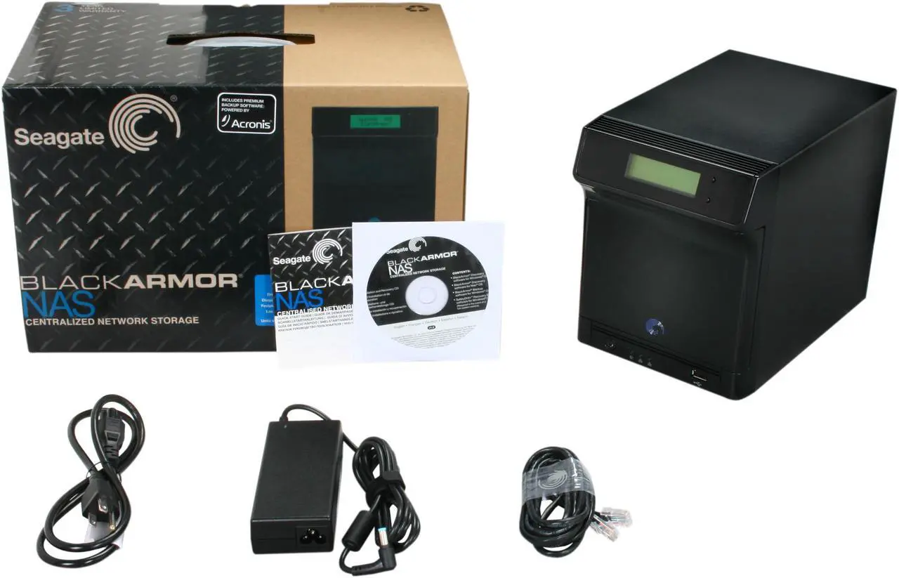 Open Box: Seagate STAR401 BlackArmor NAS 400 Network Storage Server for ...