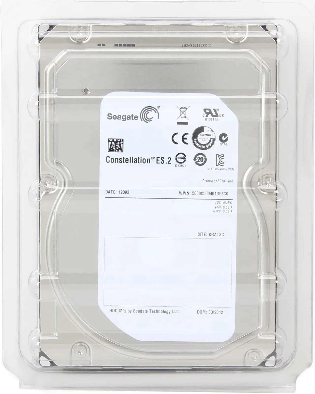 Seagate Constellation ES.2 ST32000645NS 2TB 7200 RPM 64MB Cache SATA 6 ...